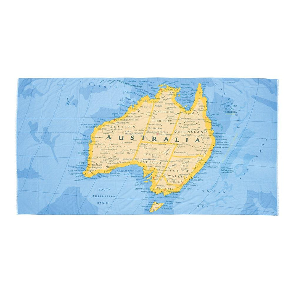Annabel Trends | Aussie Map Scarf — Homing Instincts